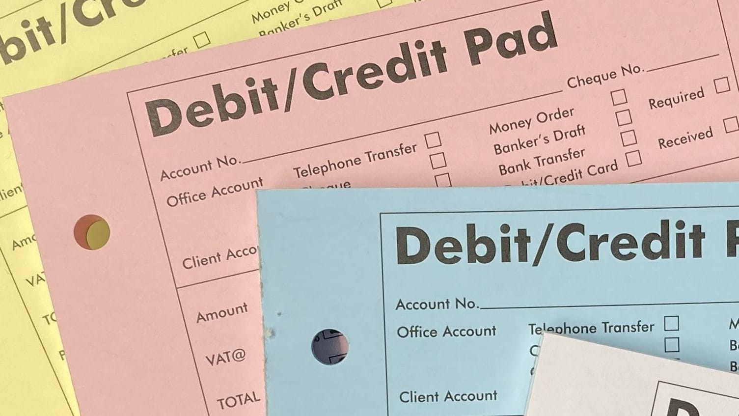 Credit Debit Pads, No1 for Quality Stationery | Octopus UK