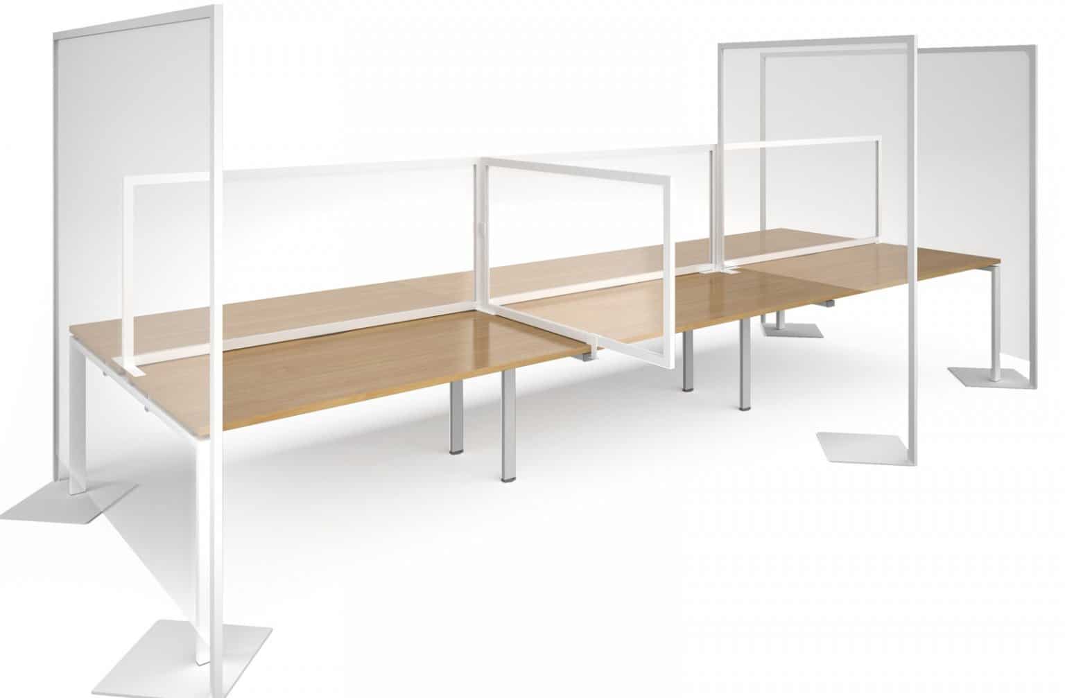 Acrylic Desk Screens, #1 Quality Desk Partitions | Octopus UK